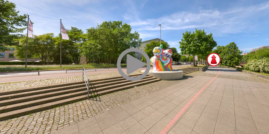 Der Rote Faden 360 | mit Playzeichen | 360 Grad Panoarama | Bilder | visit-hannover | Media ...
