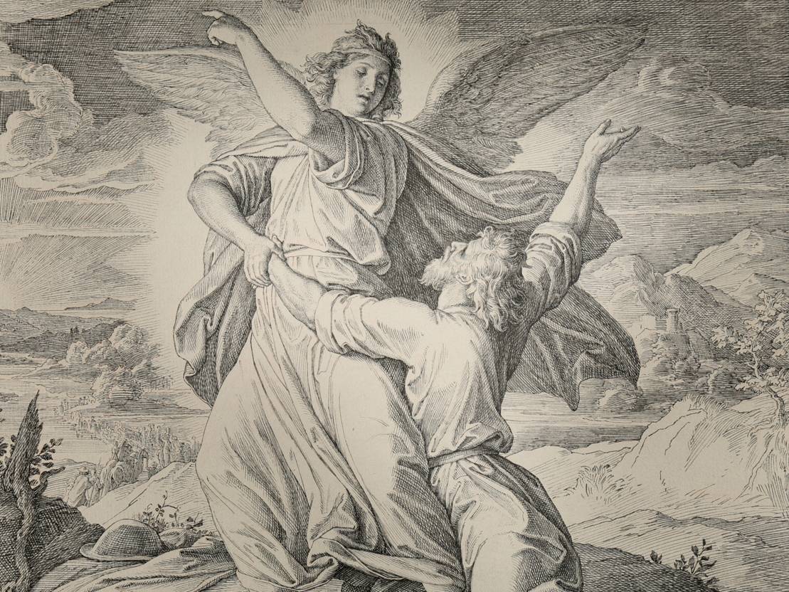 Jacob mit dem Engel ringend | Jahresvorschau Landesmuseum 2018 ...