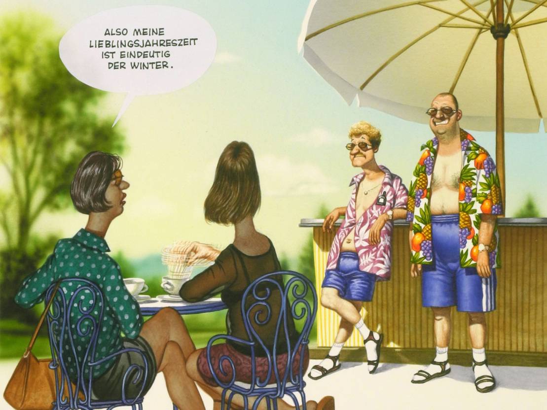 Gerhard Haderer Winter 4zu3 | Jahresvorschau 2015 | Wilhelm Busch ...