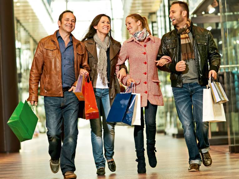 Shoppende Menschen