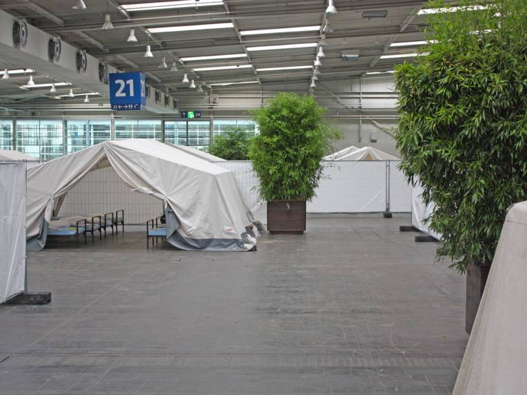 Blick in eine Parzelle