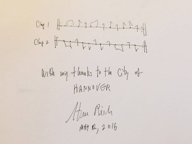 Der Eintrag von Steve Reich