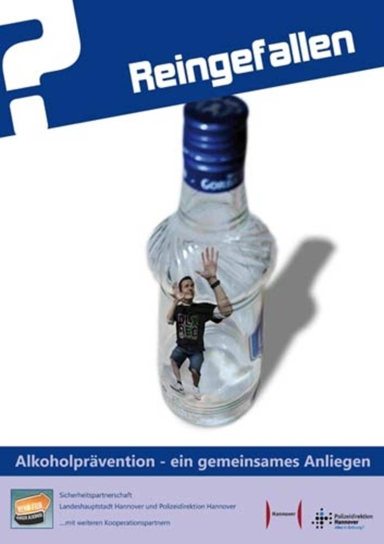 Plakat: Reingefallen?